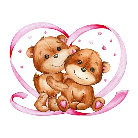 Sticker decorativ Doi Ursuletit, Maro, 43 cm, 3172ST - eMAG.ro