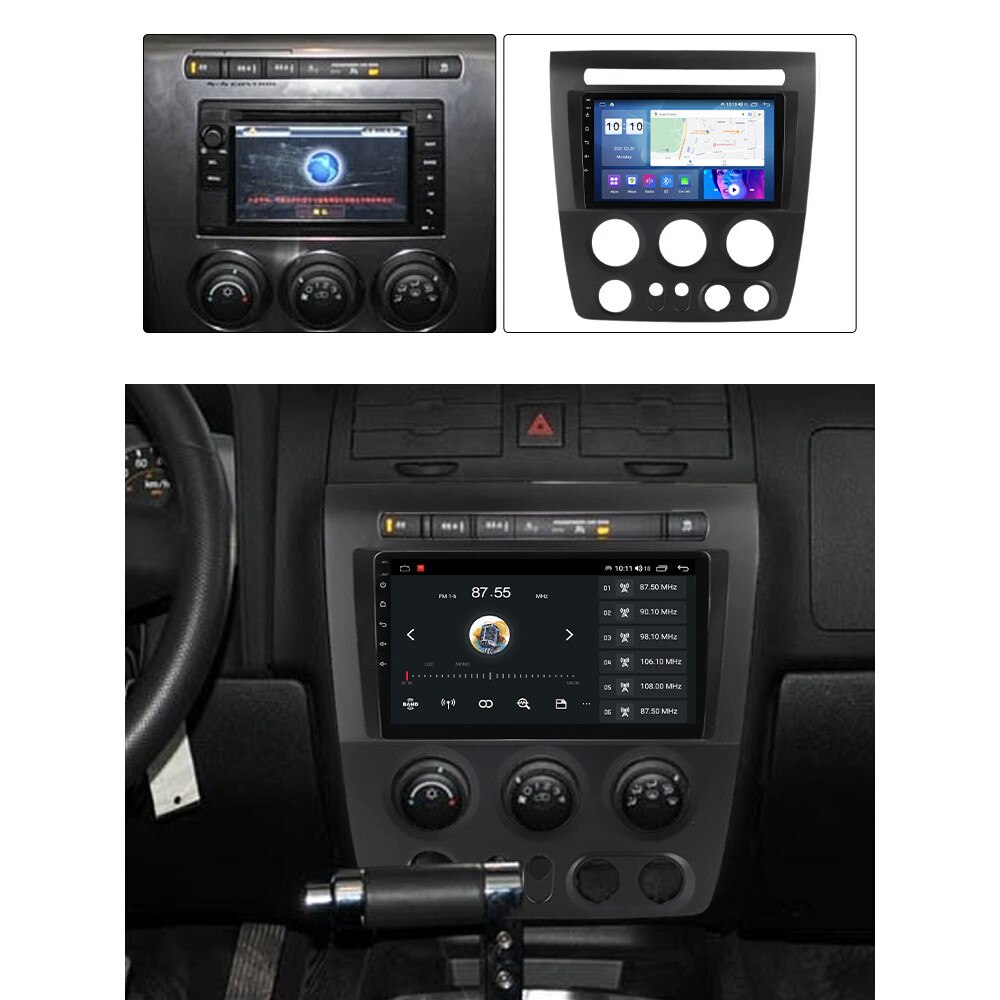 Navigatie dedicata Hummer H3 2005-2010, NAVI-IT, Android 13, Wireless ...