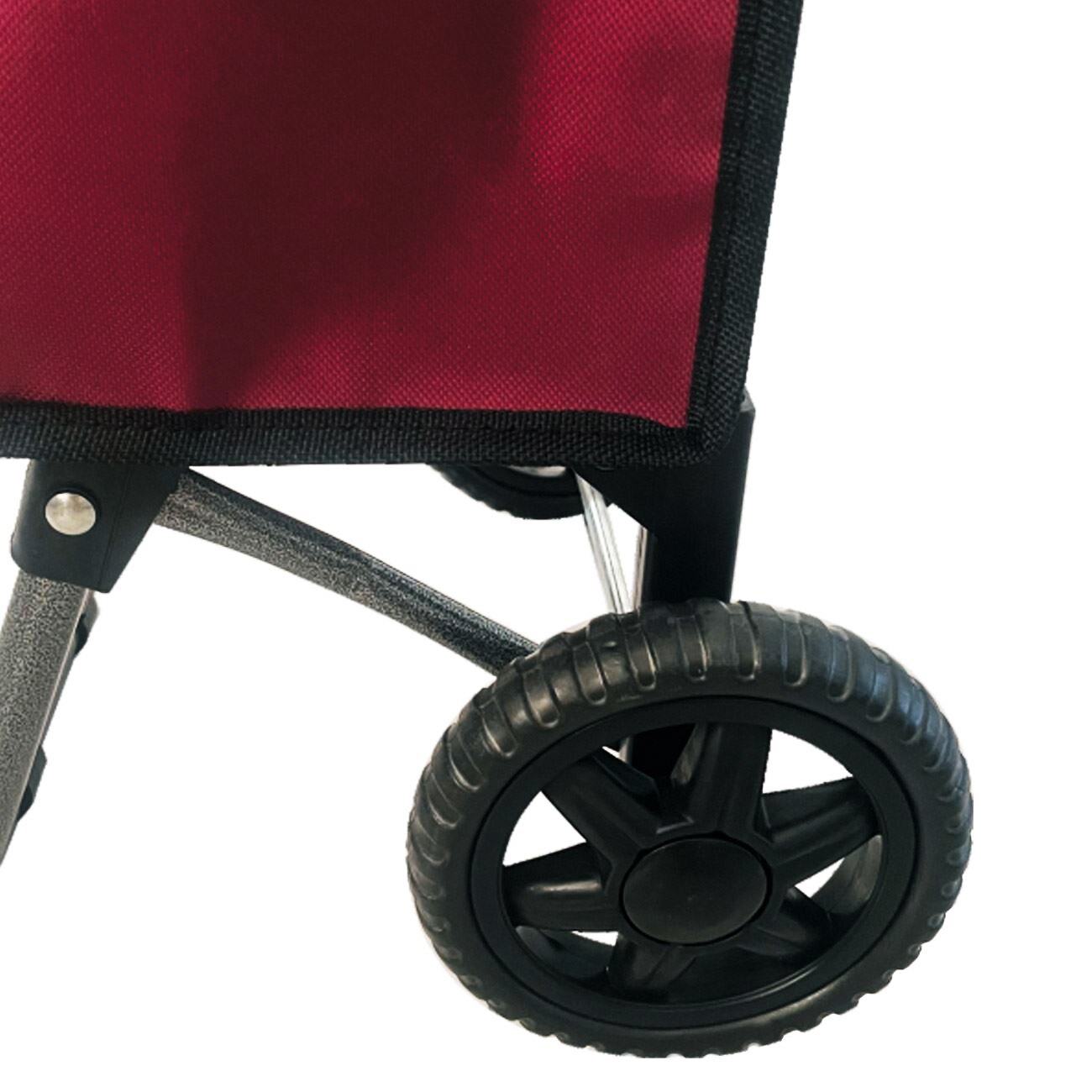 Carucior pliabil, Bordeaux, 32 x 27 x 84 cm - eMAG.ro