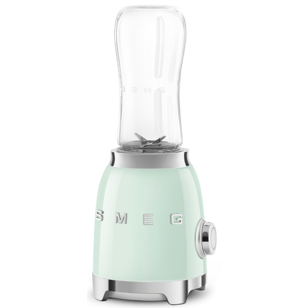 Блендер Smeg PBF01PGEU, 300 W, 2 скорости, 2 бутилки по 600 мл., Зелен ...