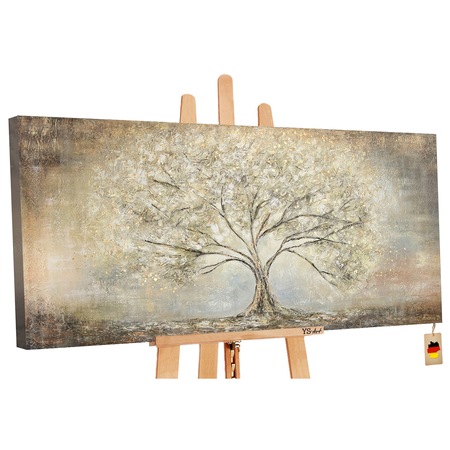 Tablou canvas acrilic pe panza "Copac de aur" 200x100cm - eMAG.ro