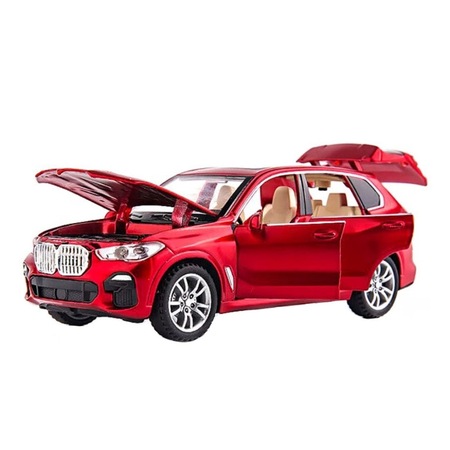 Mechanikus fém autó, BMW X5 M típus, fények és hangok, mozgatható ajtók ...