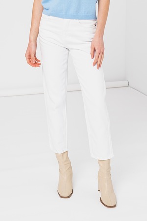 United Colors of Benetton, Straight fit farmernadrág, Fehér, 30 - eMAG.hu