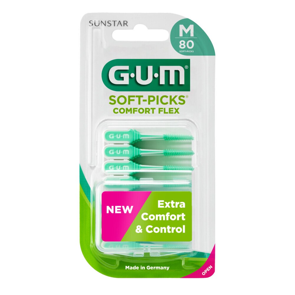 Set 80x Periute Interdentare, GUM, Soft-Picks Comfort Flex, Medium ...