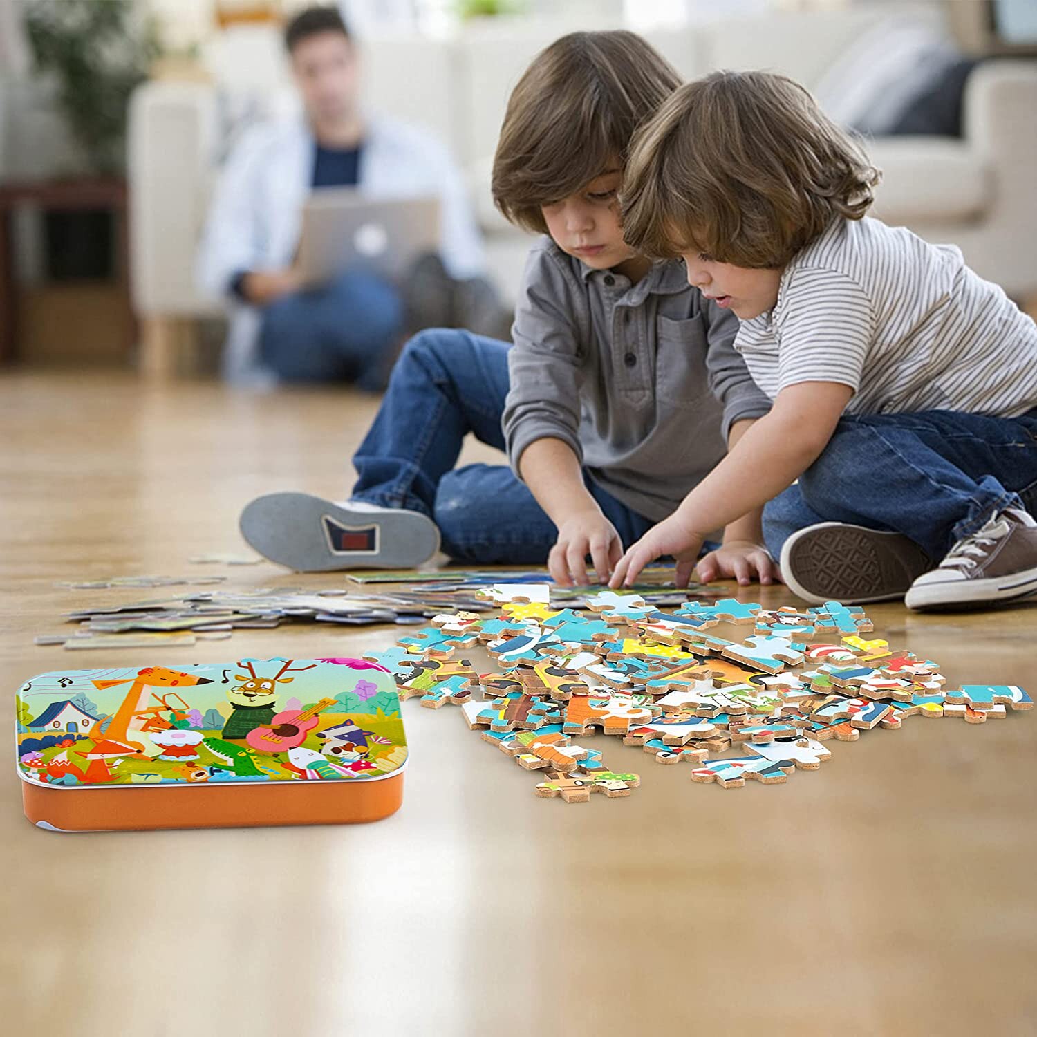 Set 2 Puzzle-uri pentru copii, Ronyes®, 3 ani+, 60 Piese - eMAG.ro