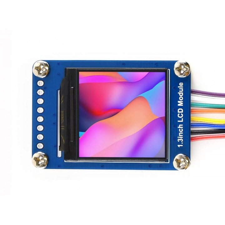 Ecran LCD, Waveshare, IPS, 1.3", 240x240, Albastru - eMAG.ro