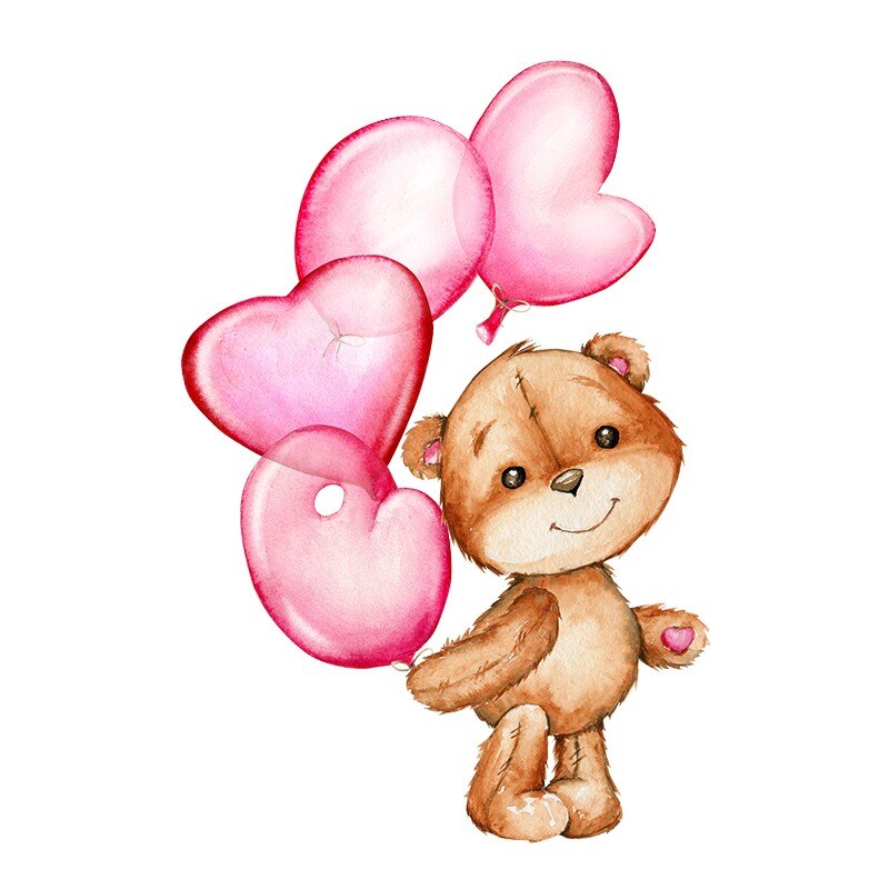 Sticker decorativ Ursulet, Maro, 88 cm, 3164ST - eMAG.ro