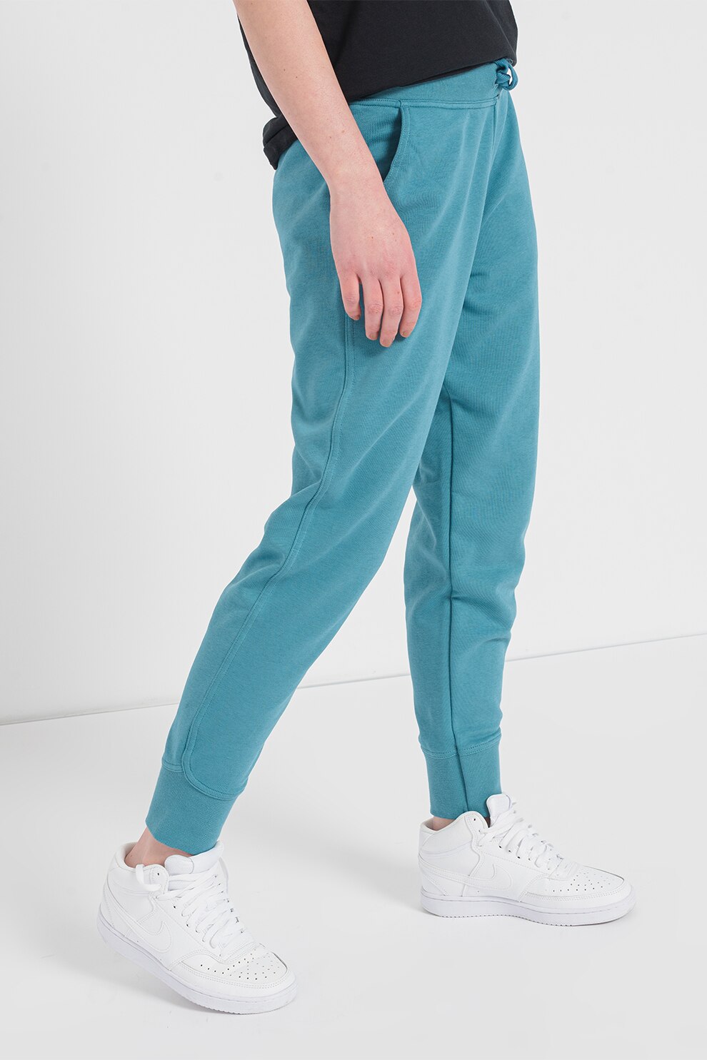 Nike, Pantaloni cu snur de ajustare si tehnologie Dri-Fit pentru ...