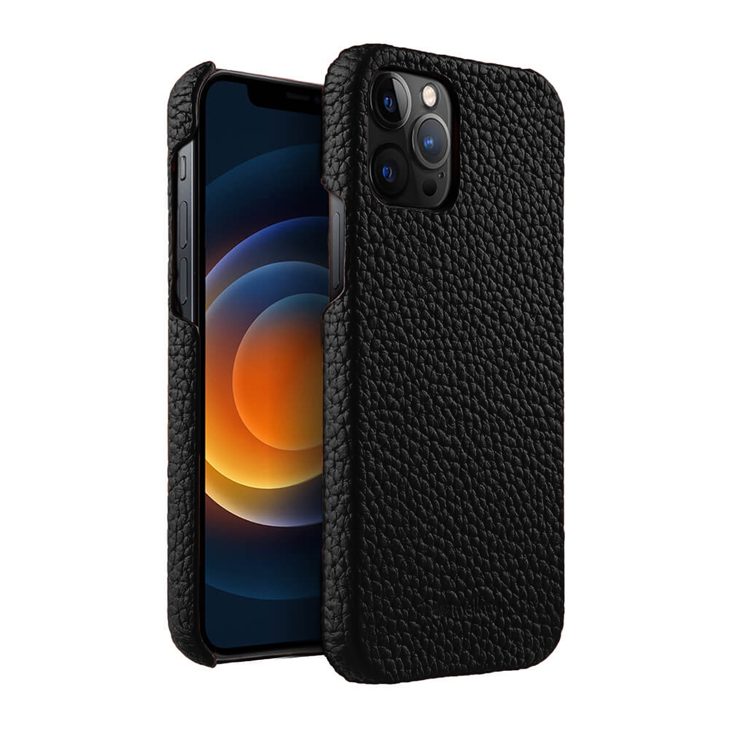 Husa Melkco Luxury din piele naturala pentru Iphone 13 Pro Max, Back ...