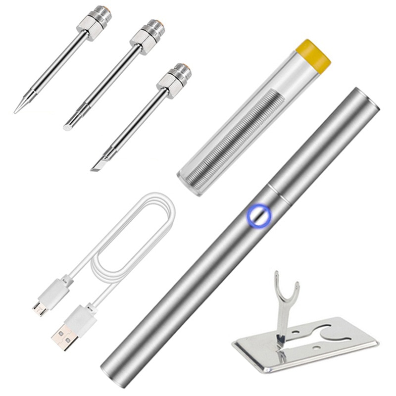 Set pistol de lipit letcon portabil, Vaxiuja, incarcare USB, wireless ...