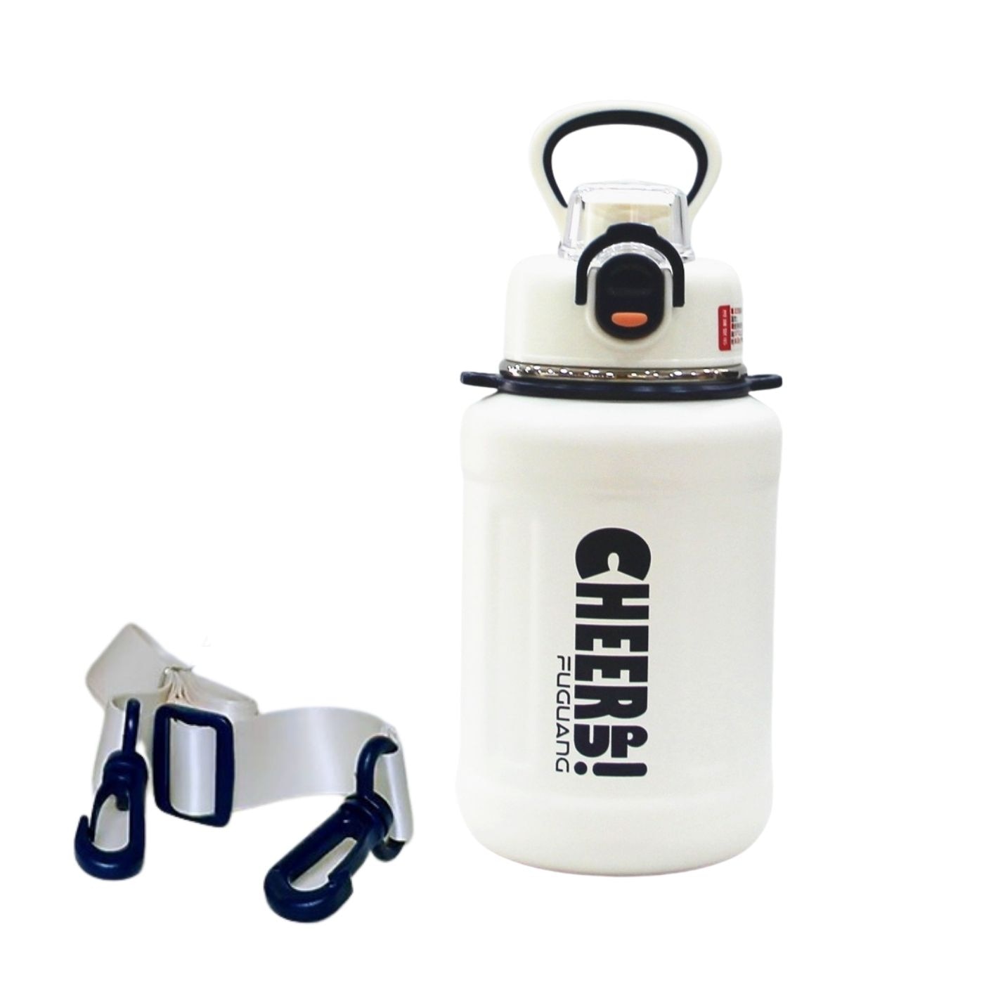 Sticla sport tip termos pentru fitness - 750ml, recipient inox, 6 ...