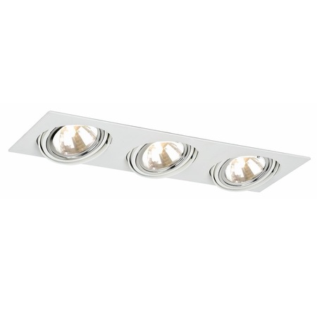 Spoturi LED Argon, Olimp, 3 becuri, G9, Otel, Alb - eMAG.ro