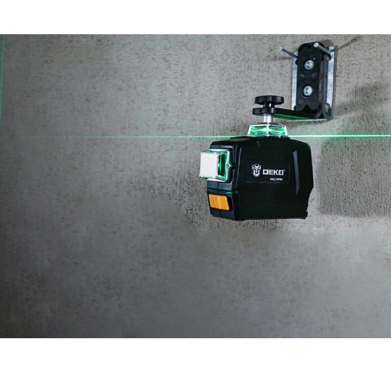 Nivela laser Deko Tools DKLL12PB2-S1, acoperire 30m, sistem auto ...