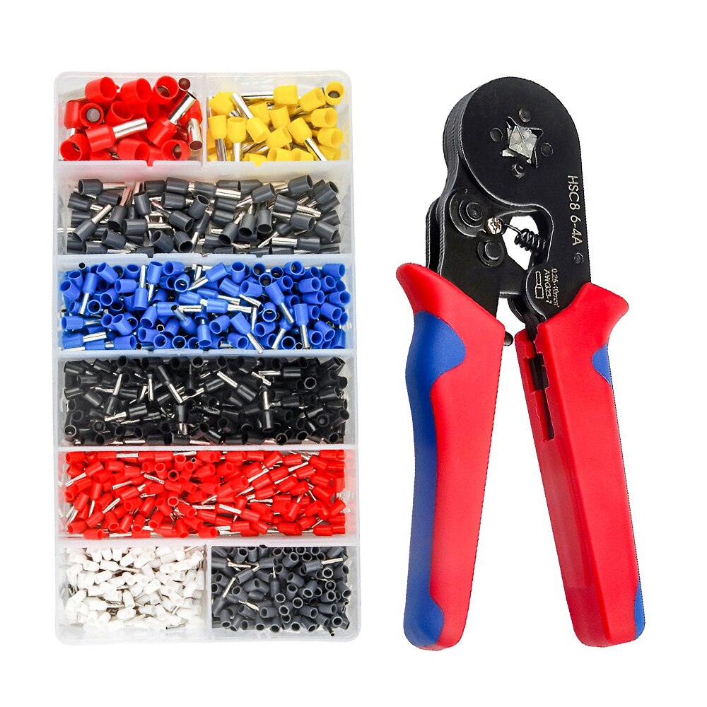 Set Clesti de Sertizare, NIERBO®, Model HSC8 6-4A, Patru Falci si 1200 ...