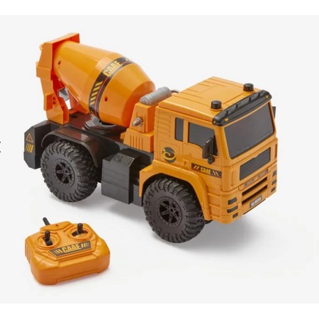 Camion cu telecomanda, cu betoniera care se invarte si cu lumini ...