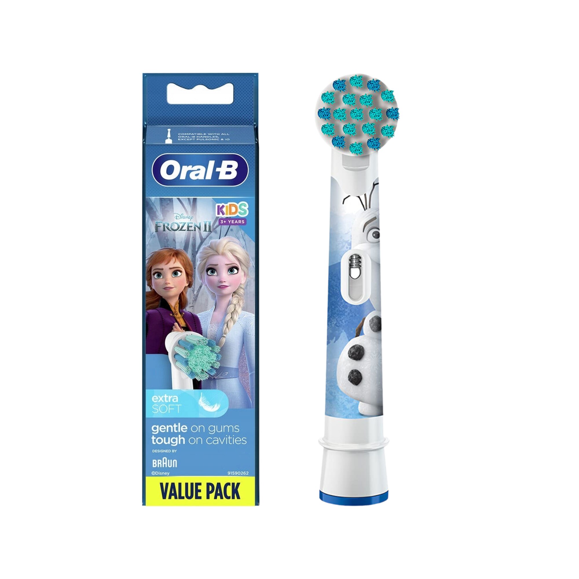 Cap de periuta de dinti, Oral-B, Olaf Frozen, pentru copii - eMAG.ro