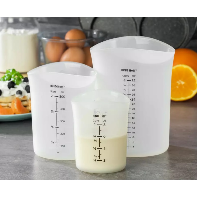 Recipient din plastic pentru masurarea lichidelor, capacitate 1000 ml ...