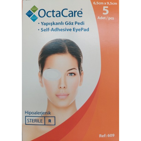 Plasturi oculari adulti OctaCare, 6,5*9,5 cm, 5 buc, OctaMed - eMAG.ro