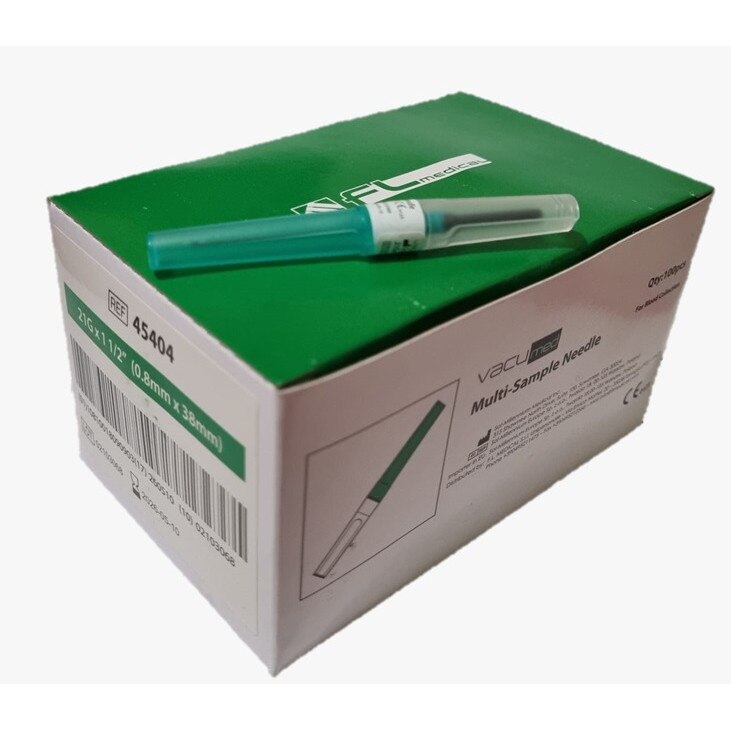 Ace recoltare 21G x 1 ½", Verzi, sterile, ambalare 100 bucati/cutie ...