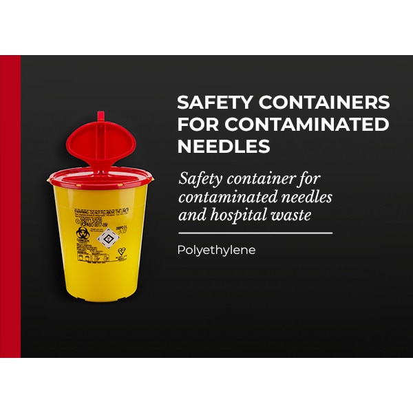Recipient pentru deseuri intepatoare, Capacita 1L, Polietilena, FL ...