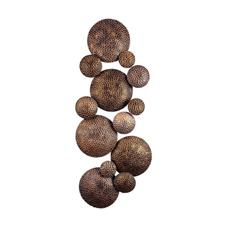 Panou metalic decorativ perete 3D, Deco Art Studio Casa, 112 x 43 cm ...