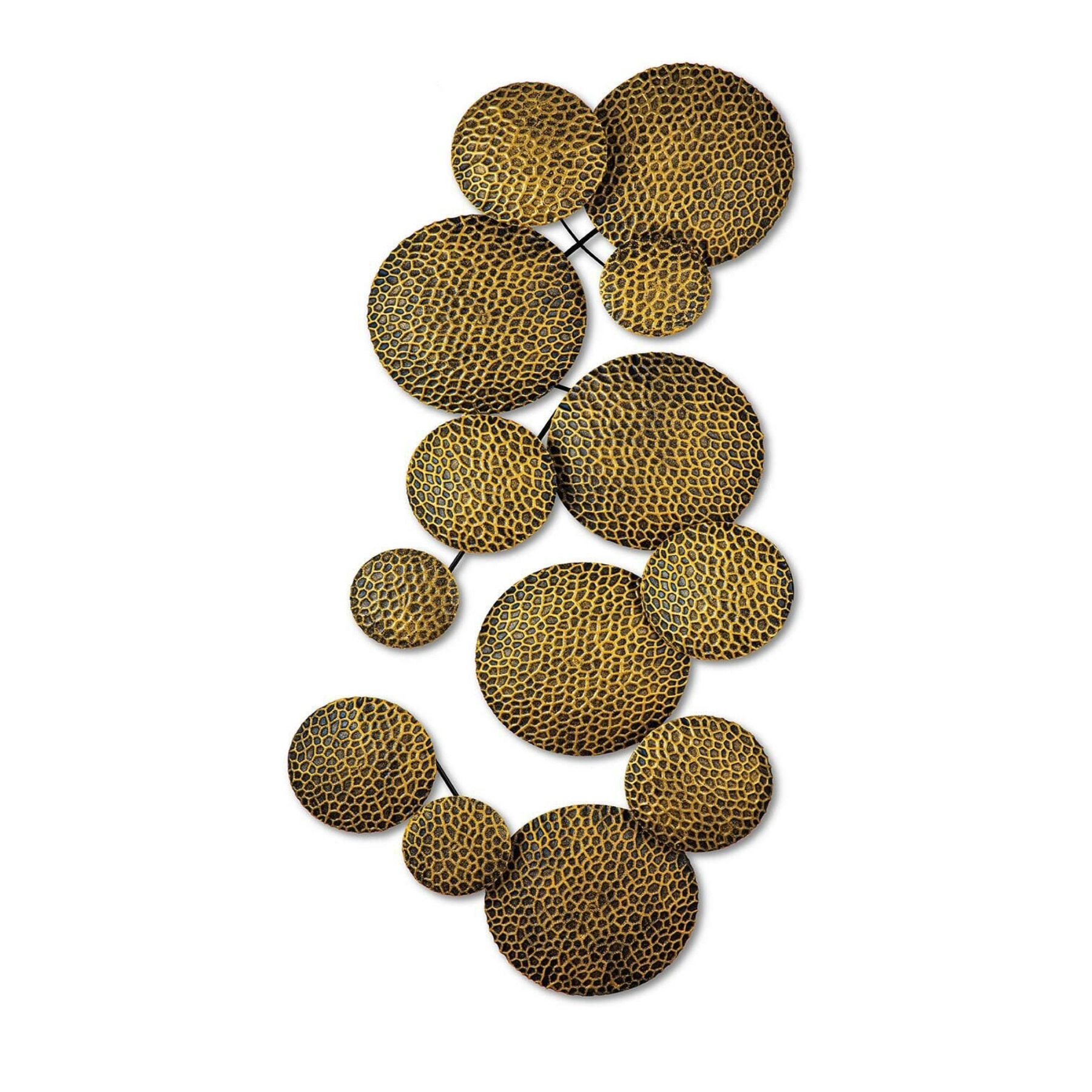 Panou metalic decorativ perete 3D, Deco Art Studio Casa, 112 x 43 cm ...