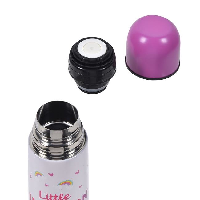 Sticla termos metalica Unicorn pentru bauturi, izoterm, 500 ml - eMAG.ro