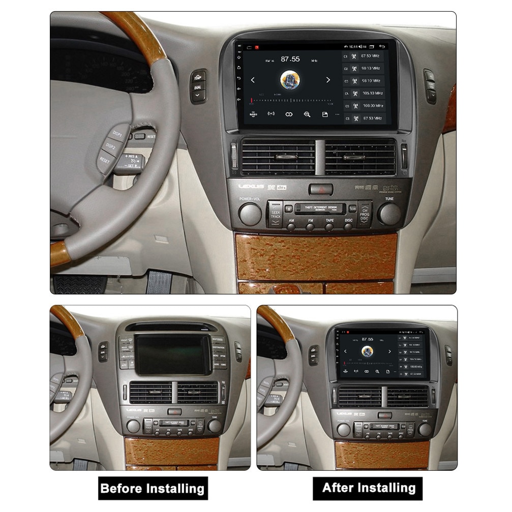 Navigatie dedicata Lexus LS430 2000-2006 Model B, NAVI-IT,8 GB RAM si ...