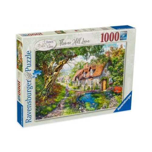 Puzzle Ravensburger de 1000 piese - Deal cu flori - eMAG.ro