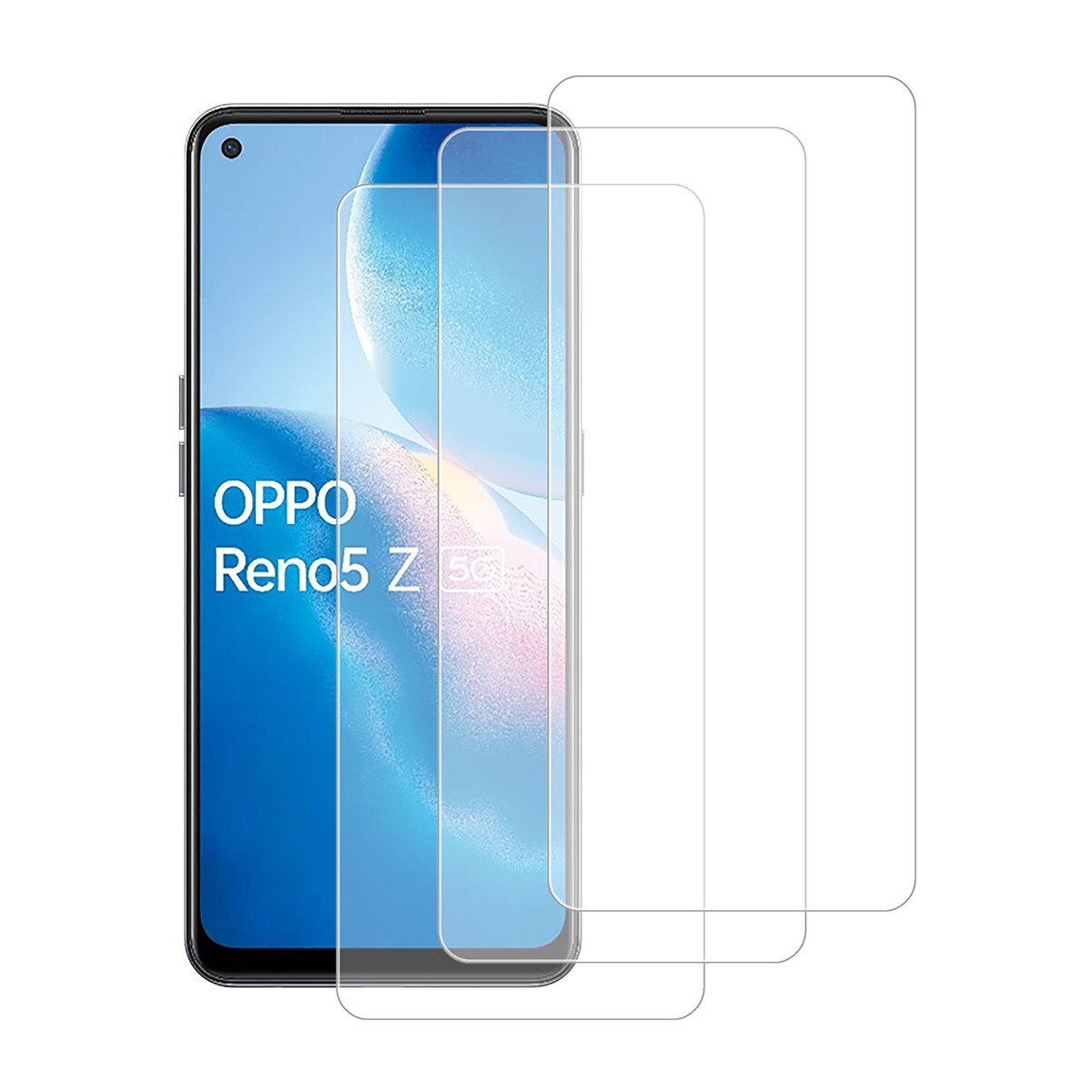 Set 3 folii de protectie, xDefence, Sticla hibrida, Compatibil cu Oppo ...