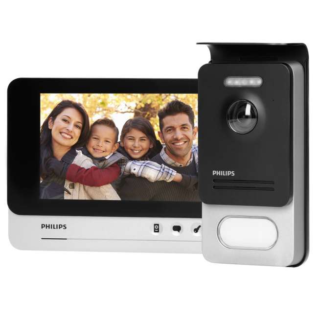 Kit videointerfon Philips WelcomeEye Comfort, Orno, 7 inch, LCD, Menu ...