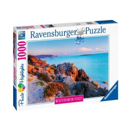 Пъзел Ravensburger от 1000 части - Средиземно море: Гърция - eMAG.bg