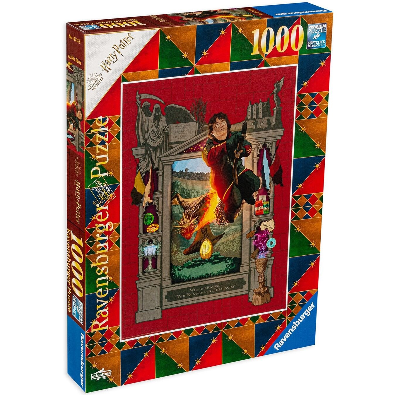 Puzzle Ravensburger de 1000 piese - Harry Potter si Pocalul de Foc ...