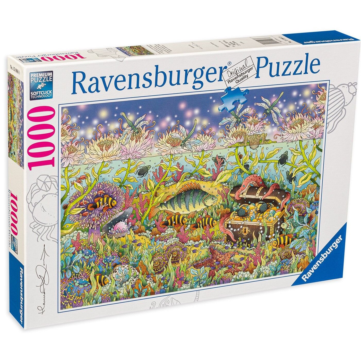 Puzzle Ravensburger de 1000 piese - Creaturi marine - eMAG.ro