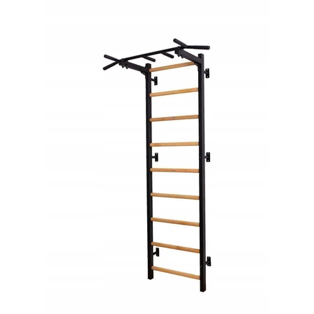 Spalier, BENCHK, 115cm, Metal, Negru/Maro - eMAG.ro