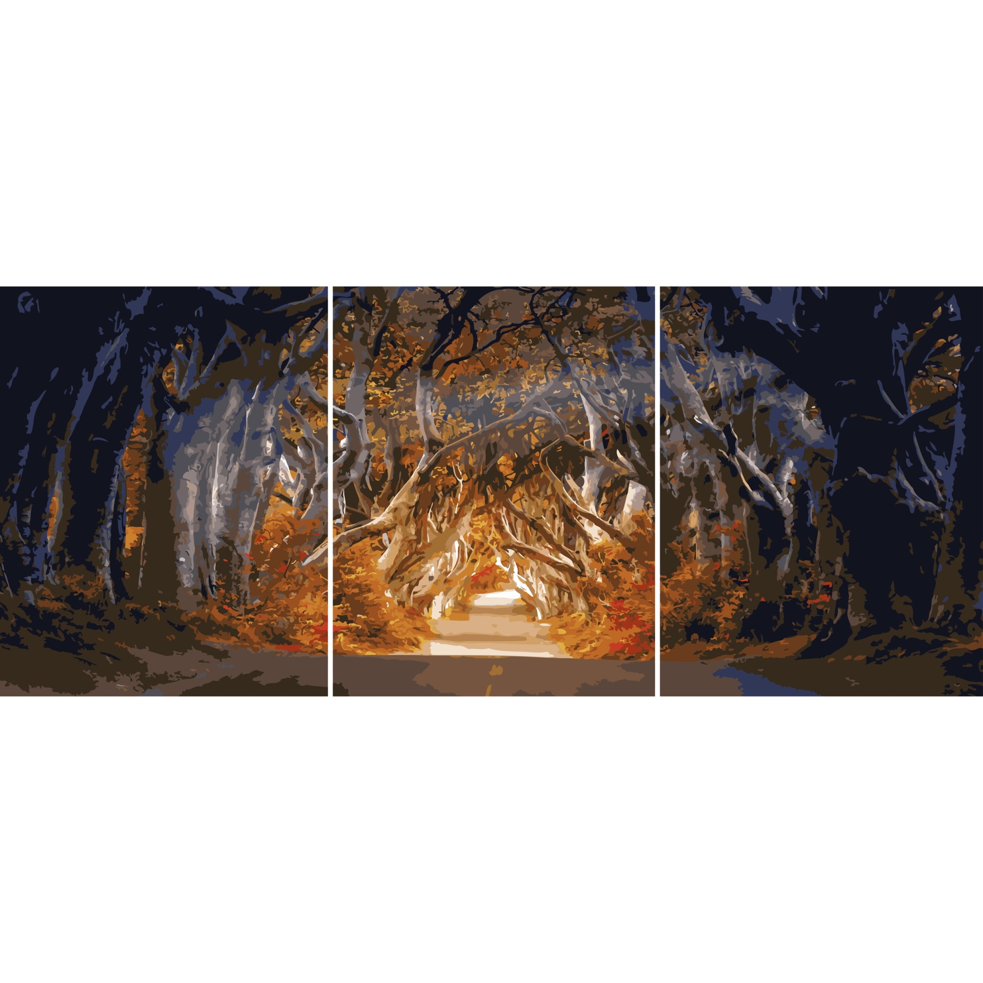 Pictura pe numere Criando, Set complet, Panza de bumbac pe rama lemn ...