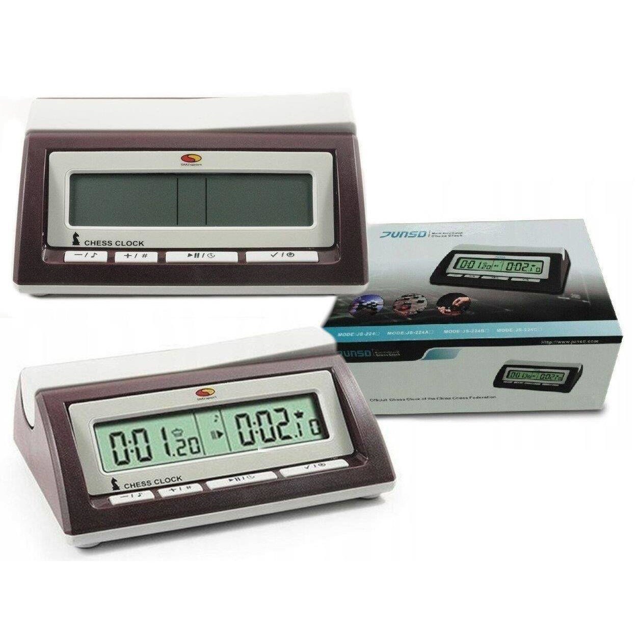 Ceas electronic de sah, SMJ, JS-224A SMJ, Baterii, Multicolor - eMAG.ro