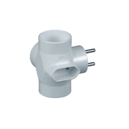 Prelungitor tip splitter, 3 Prize 2P si 1 Priza 2P/II, ORNO, Alb - eMAG.ro