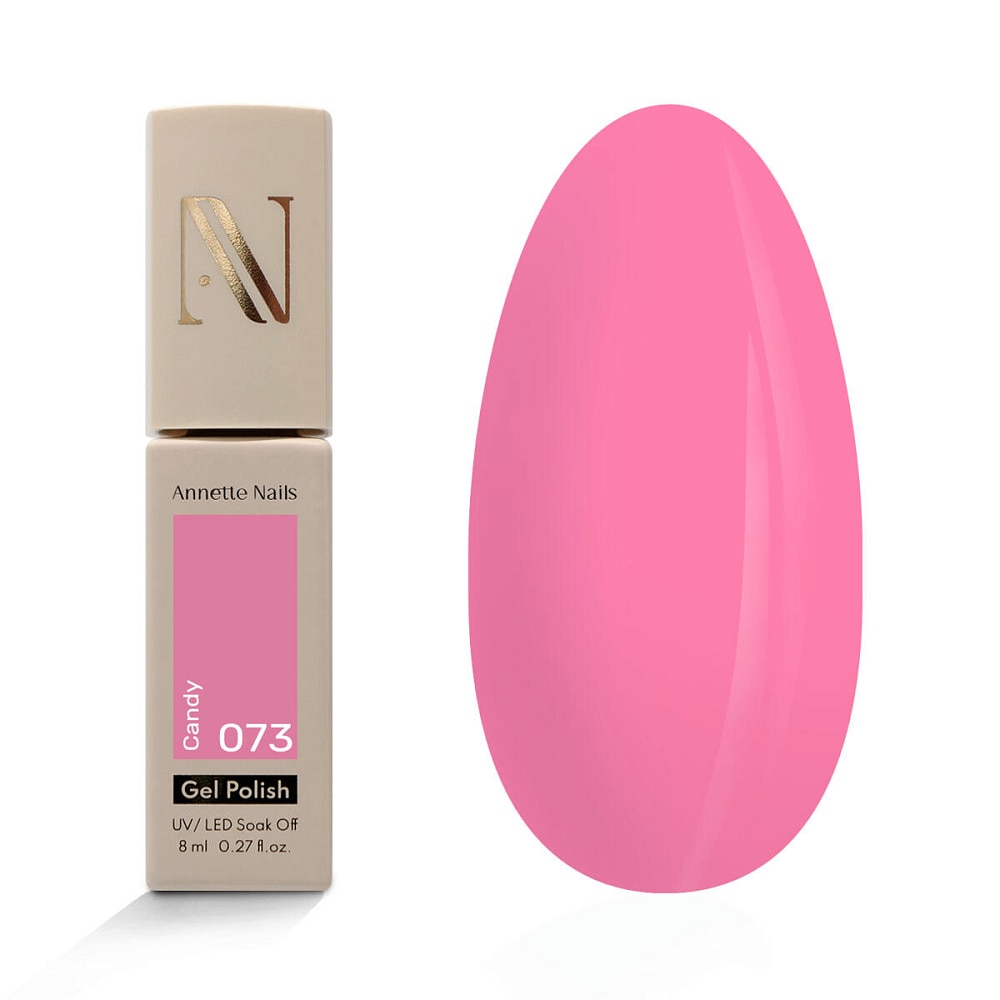 Oja Semi AnnetteNails Romantique Candy 073, 8ml, Roz - eMAG.ro