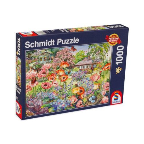Puzzle Schmidt de 1000 piese - Gradina cu flori - eMAG.ro