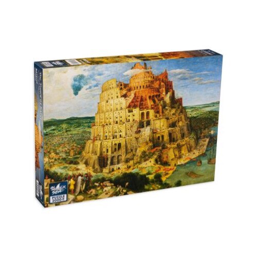 Puzzle Black Sea de 2000 piese - Turnul Babel, Peter Brueghel cel ...