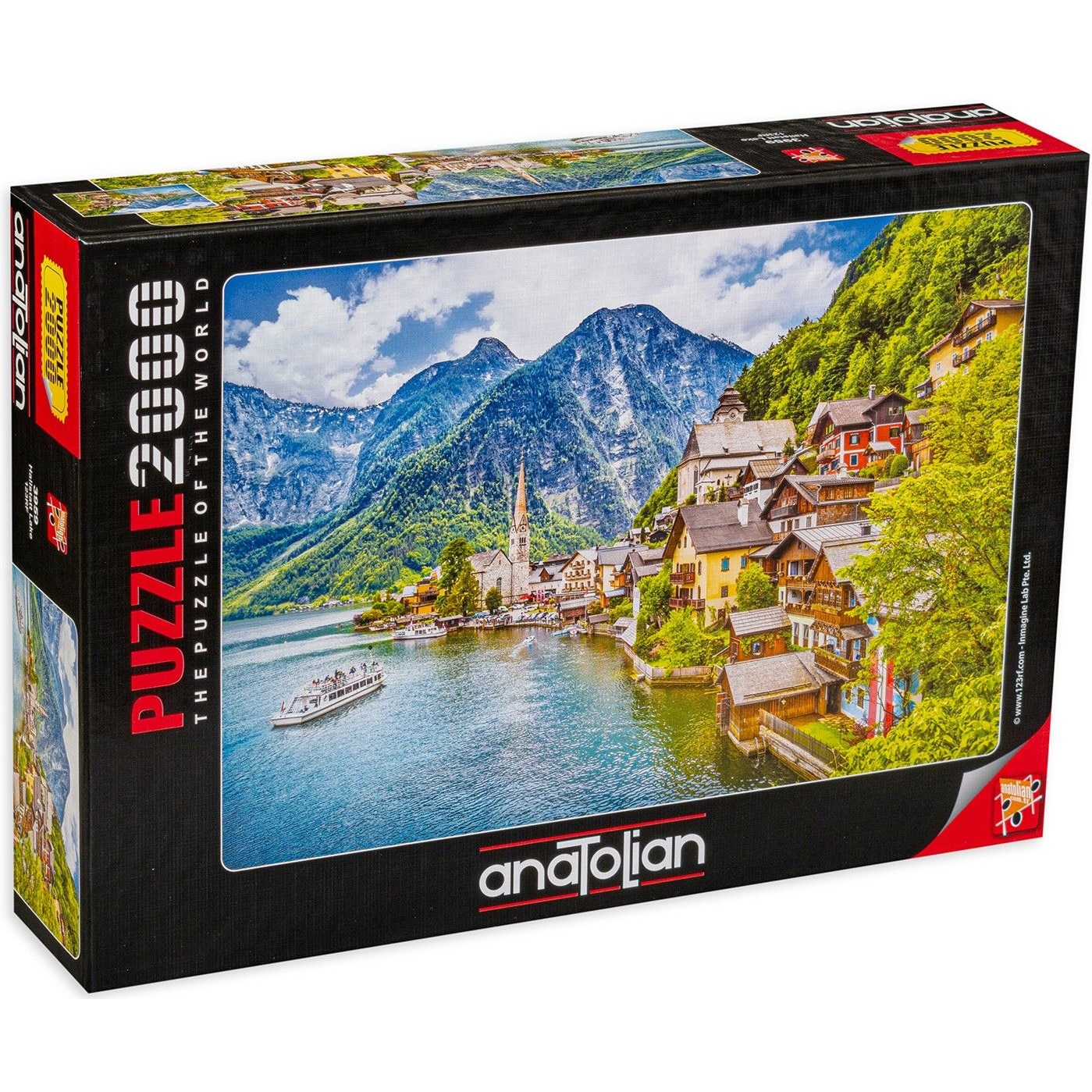 Puzzle Anatolian de 2000 piese - Lacul Hallstatt - eMAG.ro