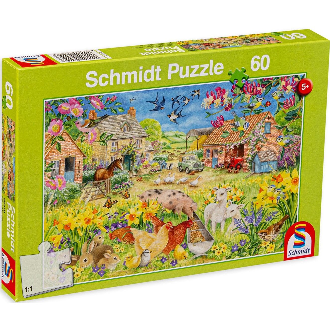 Puzzle Schmidt de 60 piese - Ferma - eMAG.ro