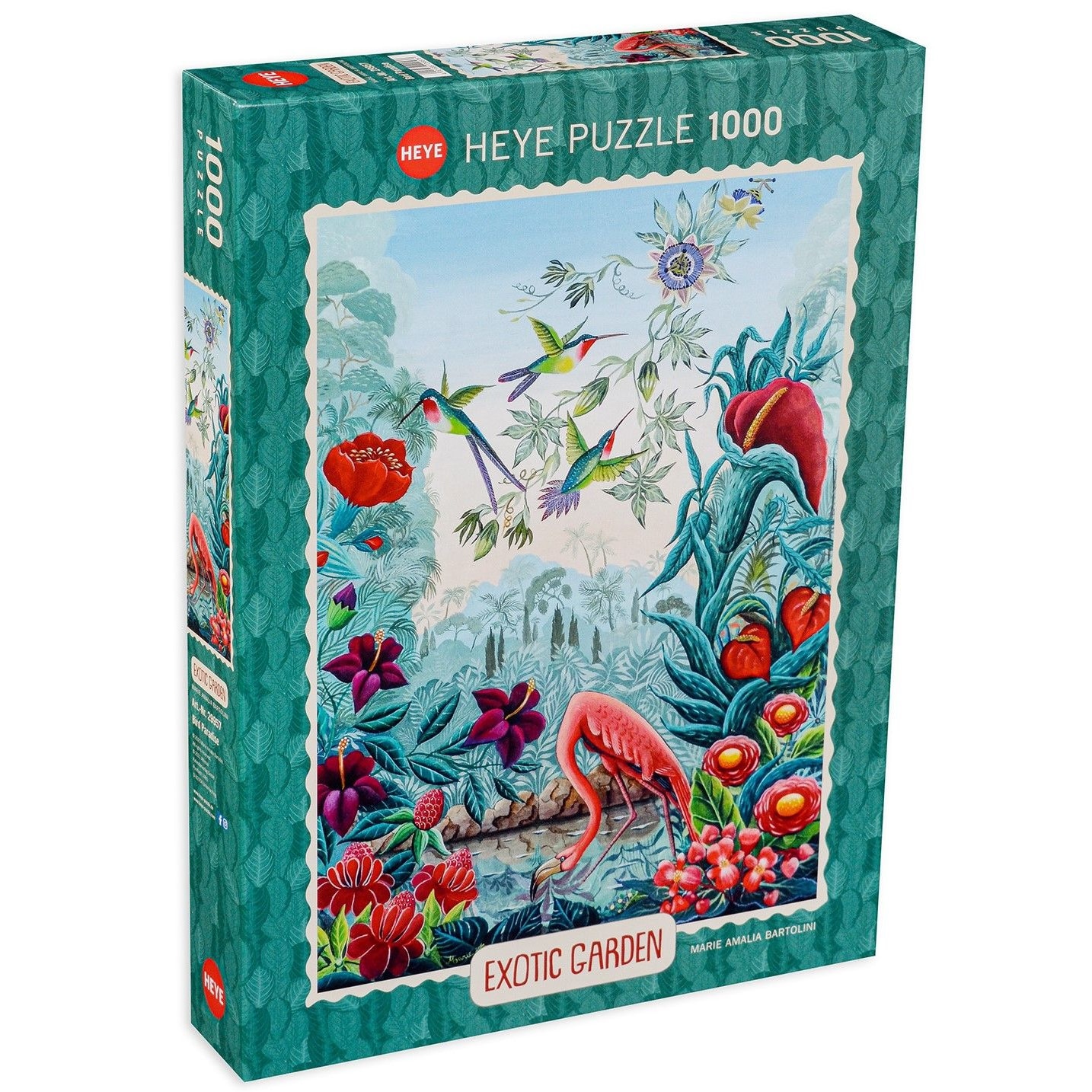 Puzzle Heye de 1000 piese - Exotic Garden Bird Paradise - eMAG.ro