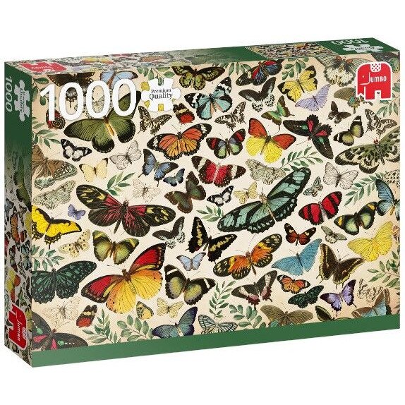 Puzzle Jumbo de 1000 piese - Poster fluturi - eMAG.ro