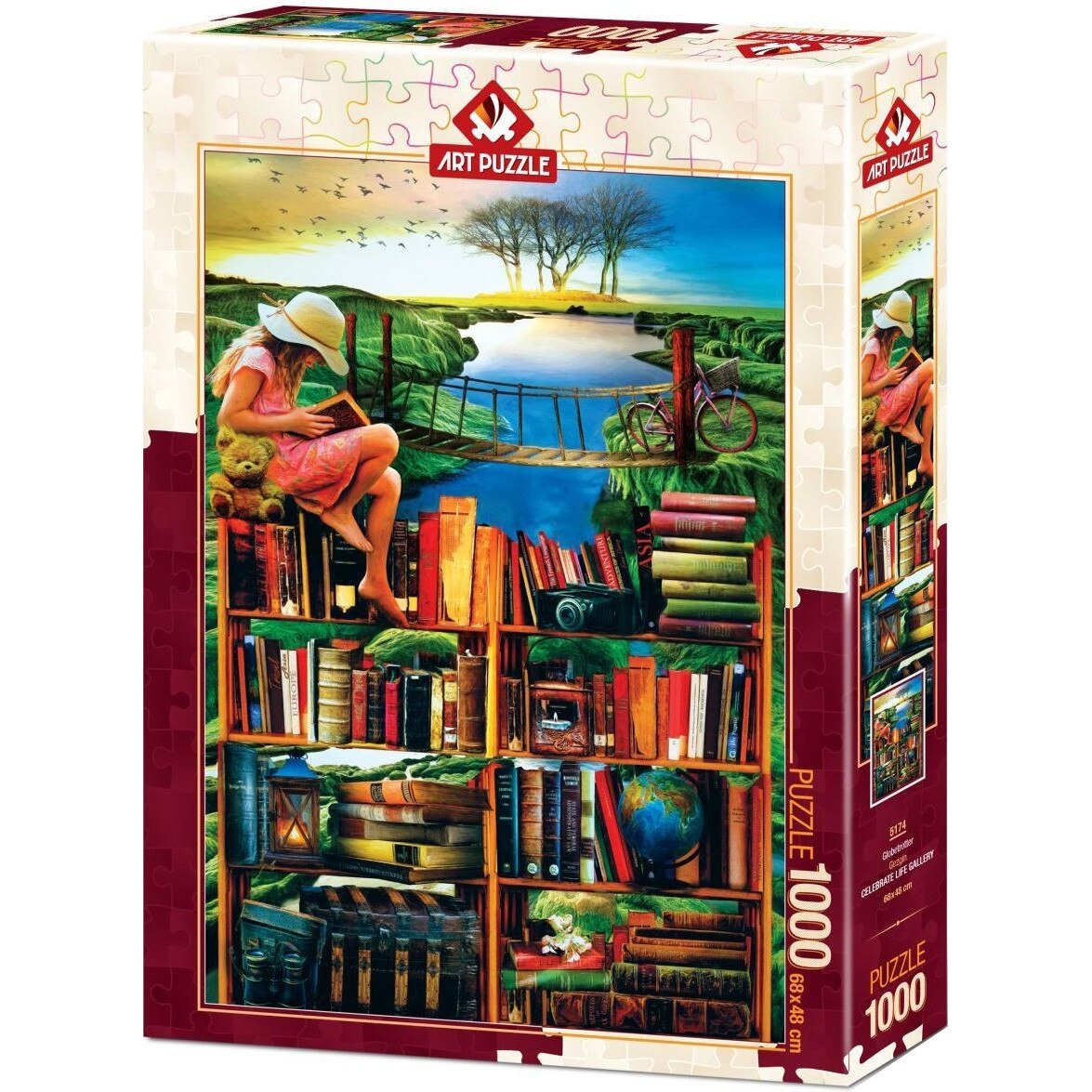 Puzzle Art Puzzle de 1000 piese - Globetrotter - eMAG.ro