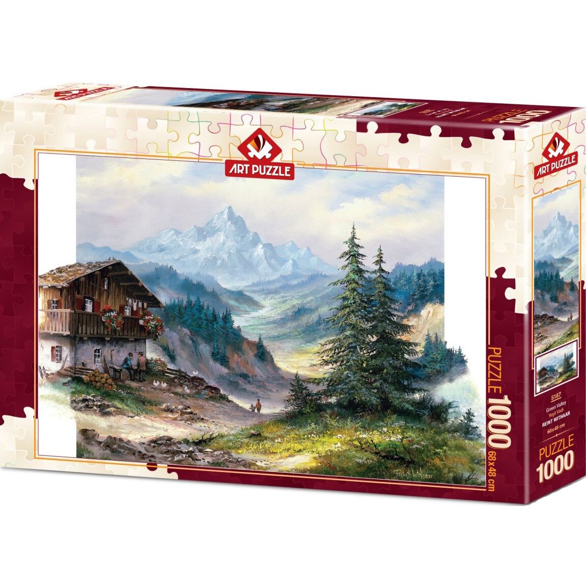 Puzzle Art Puzzle de 1000 piese - Green Valley - eMAG.ro