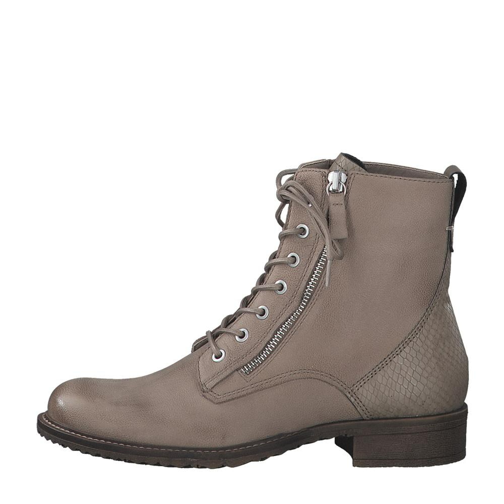 Botine dama, Tamaris, Piele, Maro, 40 EU - eMAG.ro