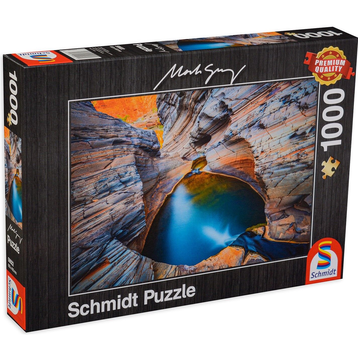 Puzzle Schmidt de 1000 piese - Indigo - eMAG.ro