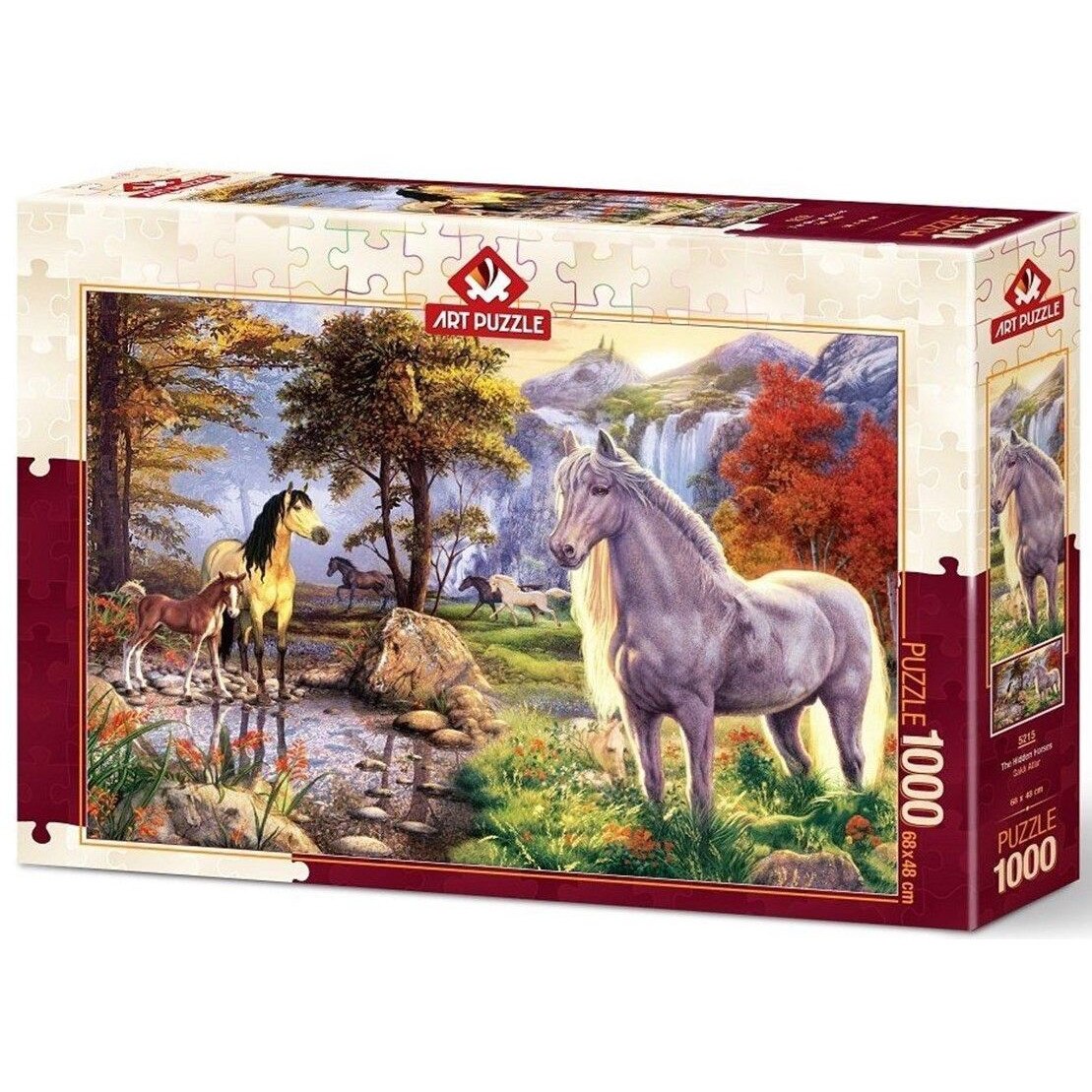 Puzzle Art Puzzle 1000 piese - Paradisul pentru cai - eMAG.ro